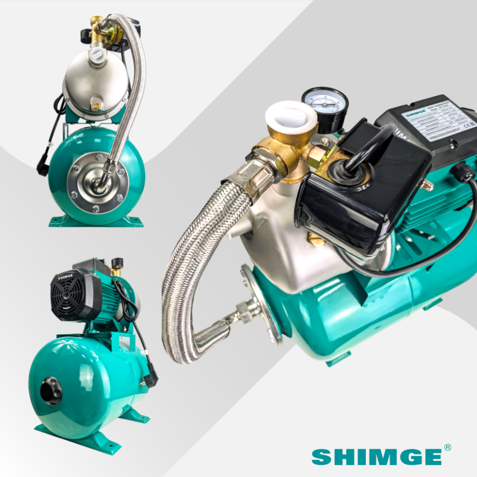 Насосная станция SHIMGE JET 750G2 c баком 24 л купить | Цена: 16 000 руб.