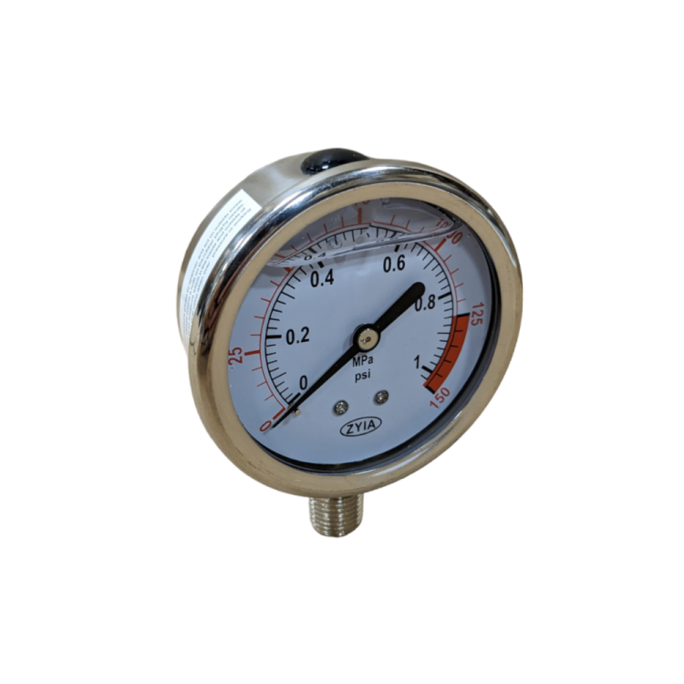 Манометр радиальный ZYIA YTN-60Z 0-1MPA, 0-10 бар, подключение 1/4 купить | Цена: 509 руб.
